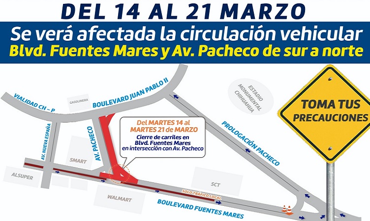 ¡Atención! Cerrarán del 14 al 21 de marzo cruce de Fuentes Mares y ... ¡Atención! Cerrarán del 14 al 21 de marzo cruce de Fuentes Mares y ...